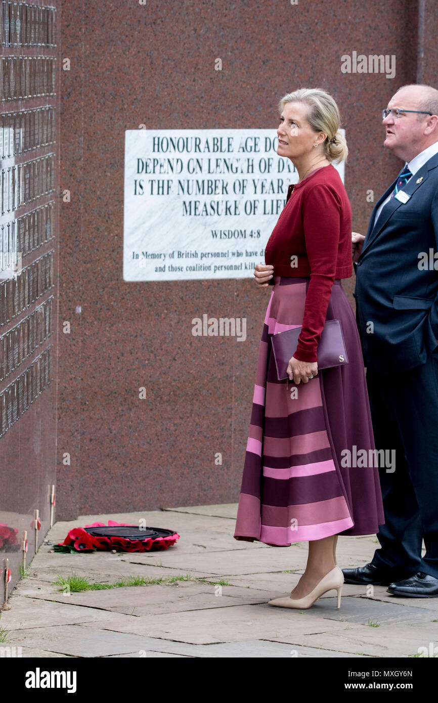 Staffordshire, UK. 4 June 2018 - HRH Sophie, the Countess of Wessex ...