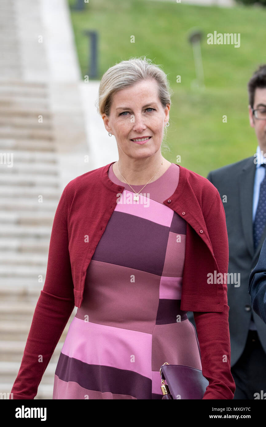 Staffordshire, UK. 4 June 2018 - HRH Sophie, the Countess of Wessex ...