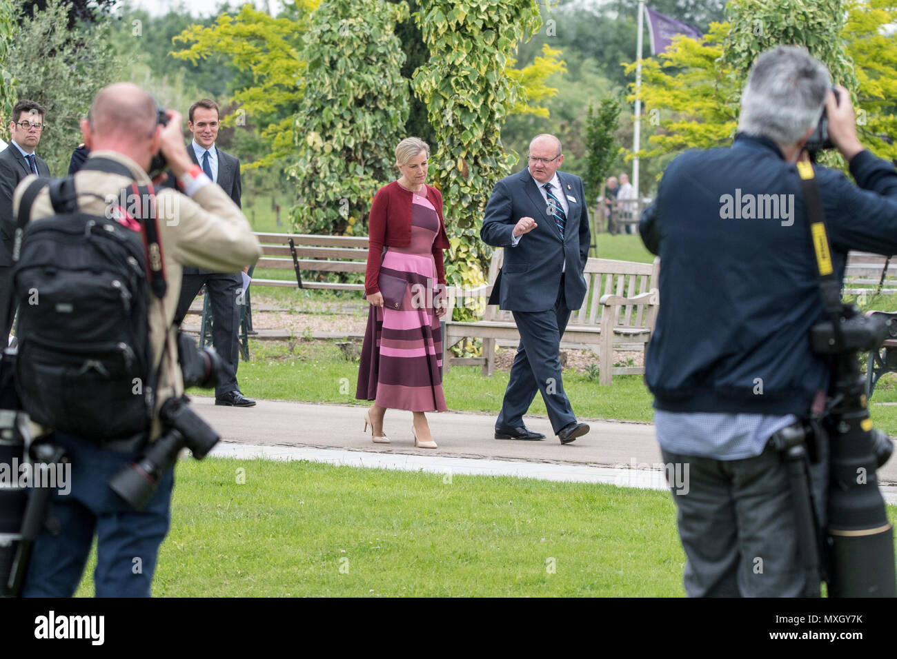 Staffordshire, UK. 4 June 2018 - HRH Sophie, the Countess of Wessex ...