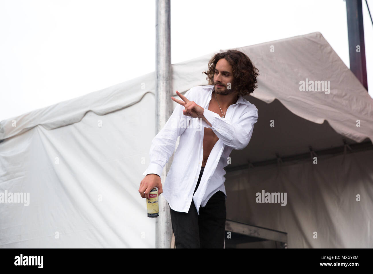 Toronto, Canada. 3rd June, 2018. Toronto-based singer Allan Rayman ...