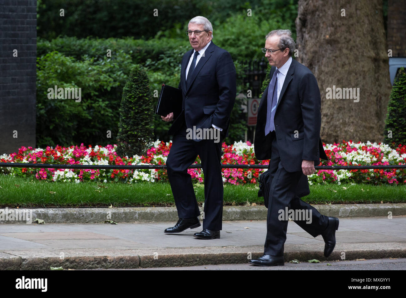 London, UK. 4th June, 2018. Sir Roger Carr (l), Chairman of BAE Systems ...