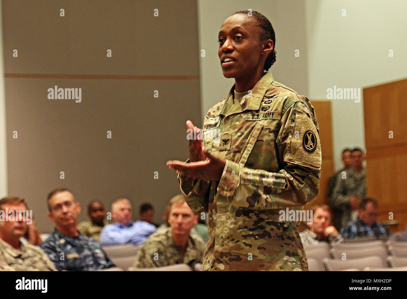 Col. Amanda Azubuike, a director of public affairs Military District of ...