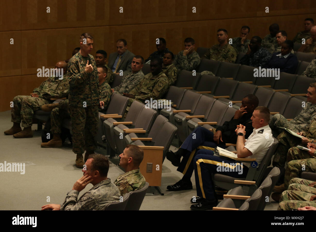 U.S. Marine Corps Lt. Col. Jeff Davis, joint operations and plans chief ...