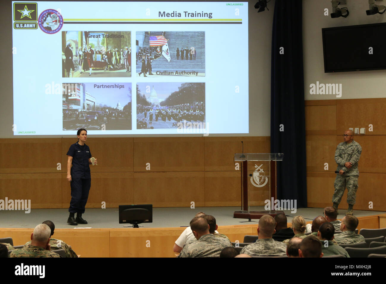 U.S. Coast Guard Chief Warrant Officer 3 Anastasia Devlin and U.S. Air ...