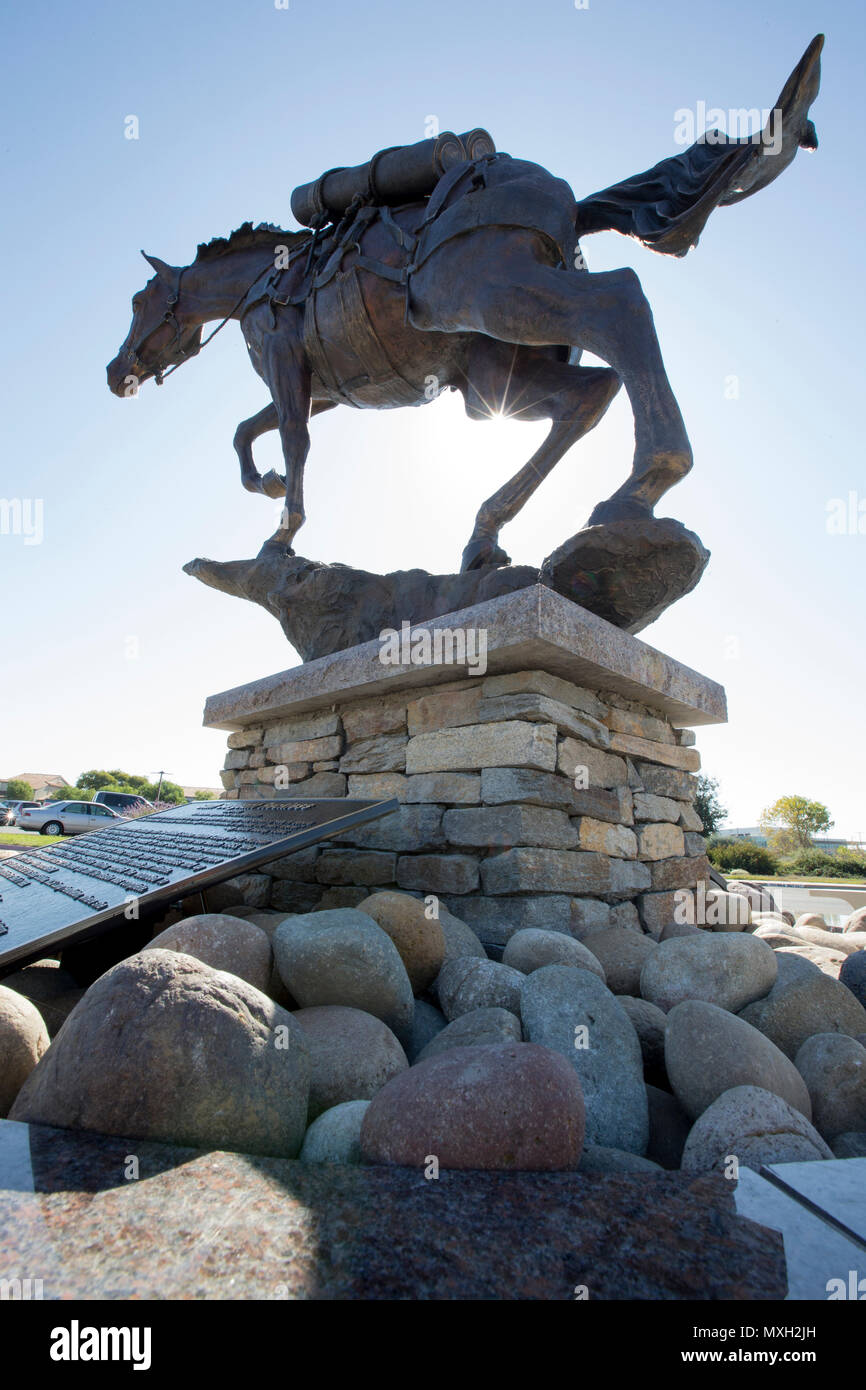 War horse Staff Sgt. Reckless monument at Pacific Views event center on ...