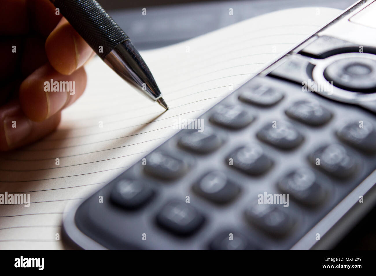 Hand writing vector hi-res stock photography and images - Alamy