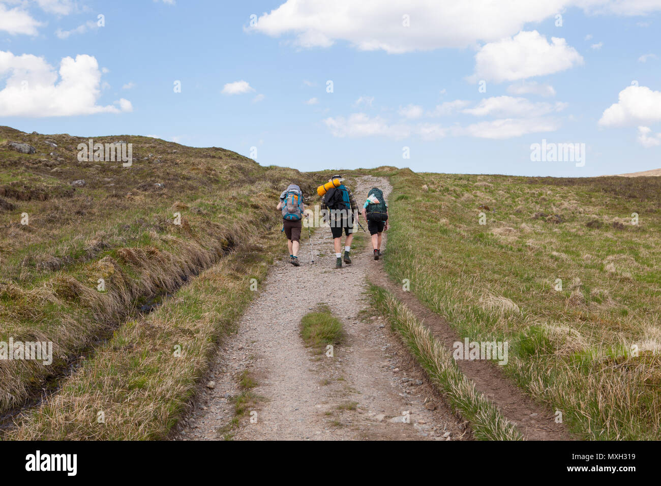 West highland way walkers hi-res stock photography and images - Alamy
