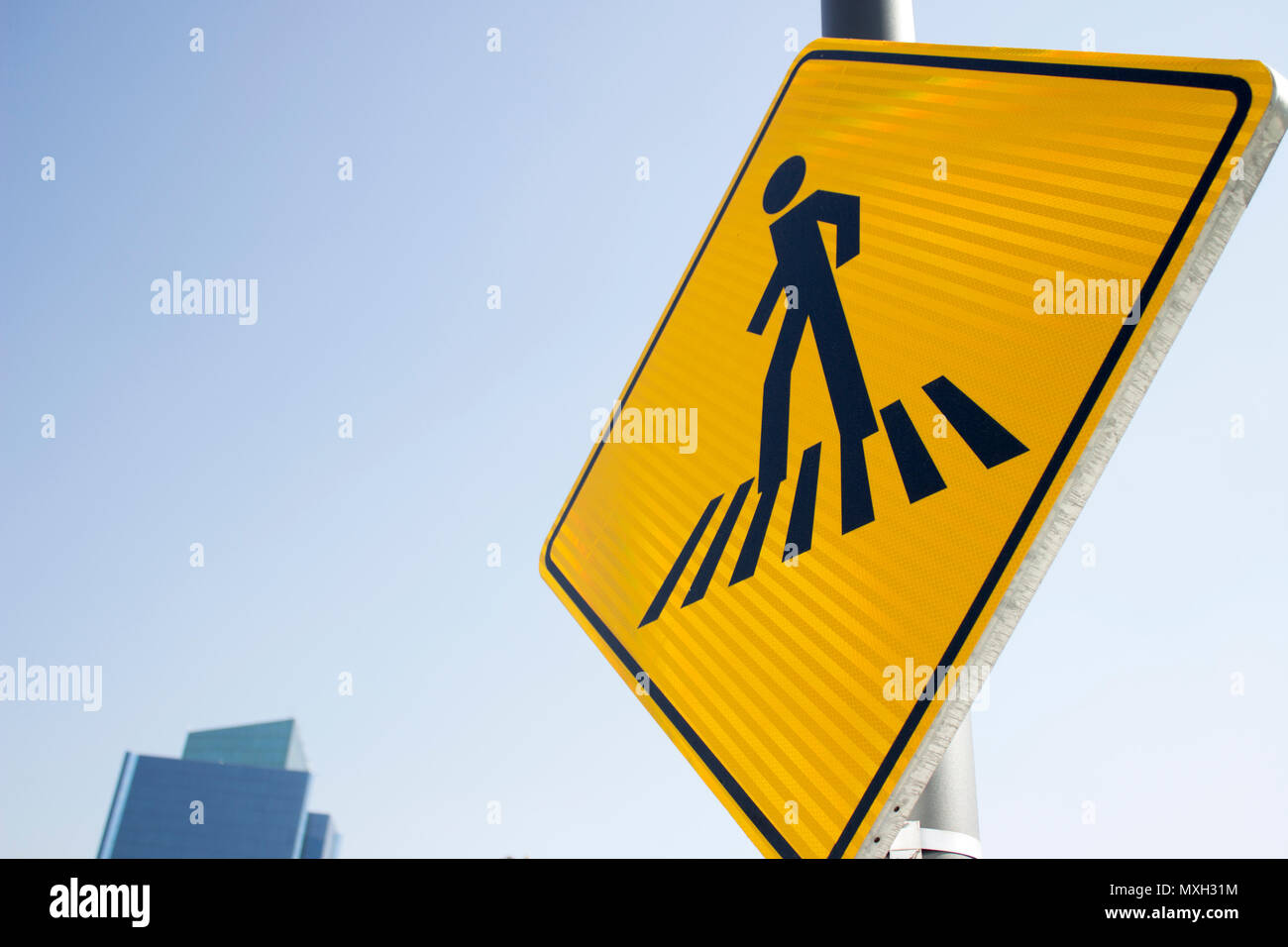Pole sign metal red building hi-res stock photography and images - Alamy