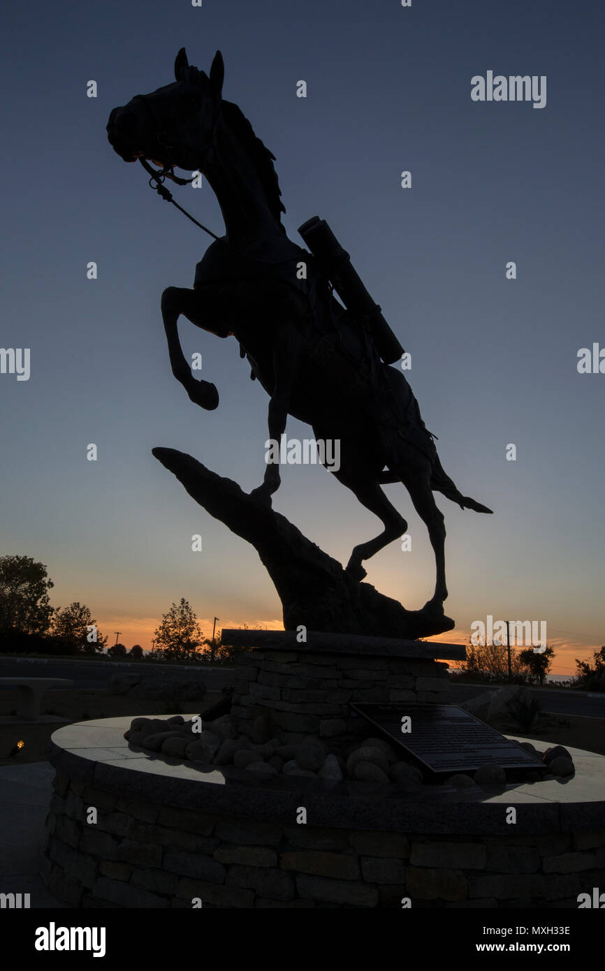 War horse Staff Sgt. Reckless monument at Pacific Views event center on ...