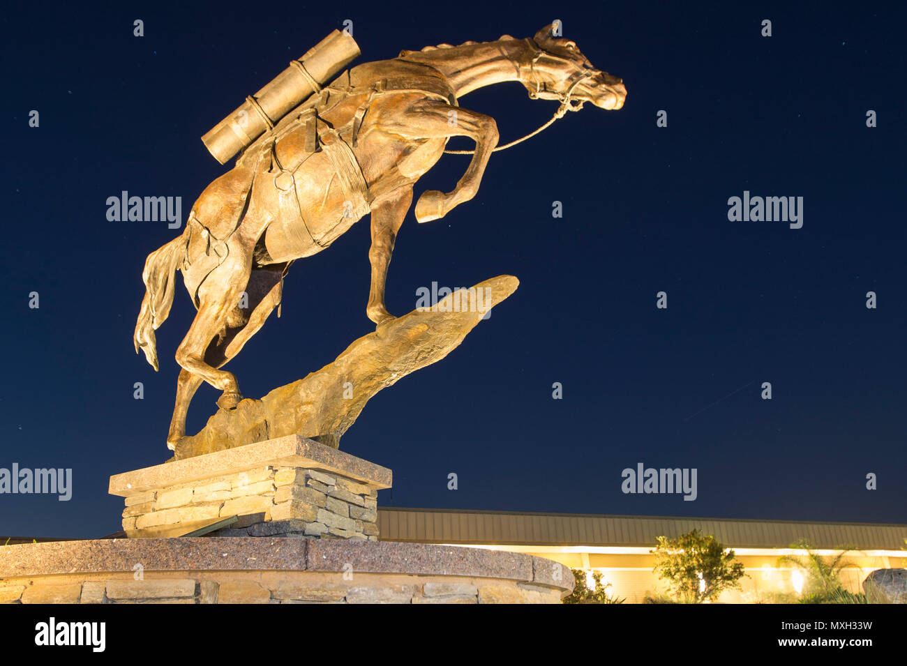 War horse Staff Sgt. Reckless monument at Pacific Views event center on ...