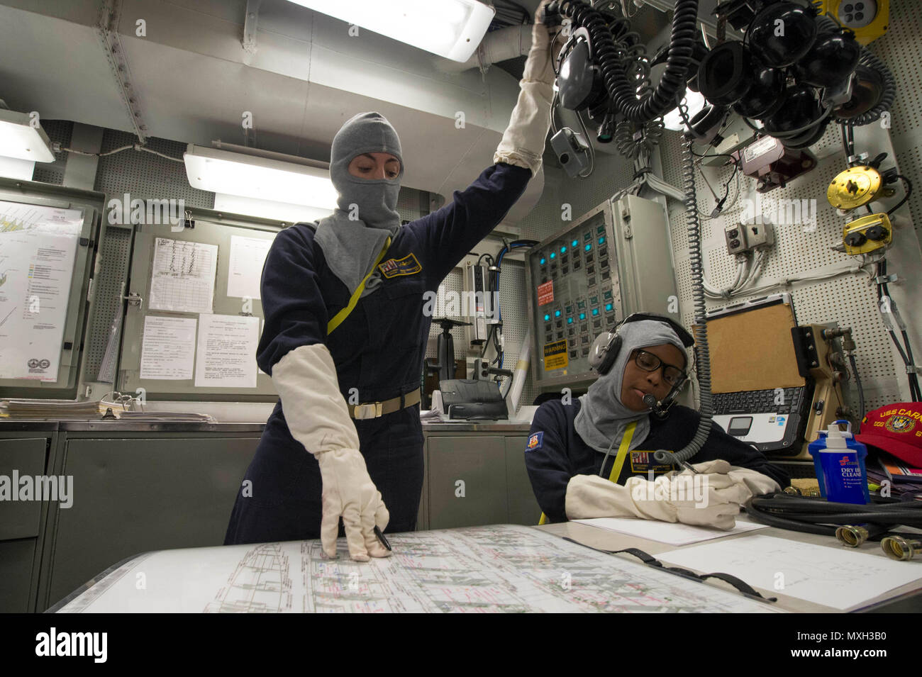 161101-N-ZE250-067 MEDITERRANEAN SEA (Nov 1, 2016) Lt. j.g. Marina ...