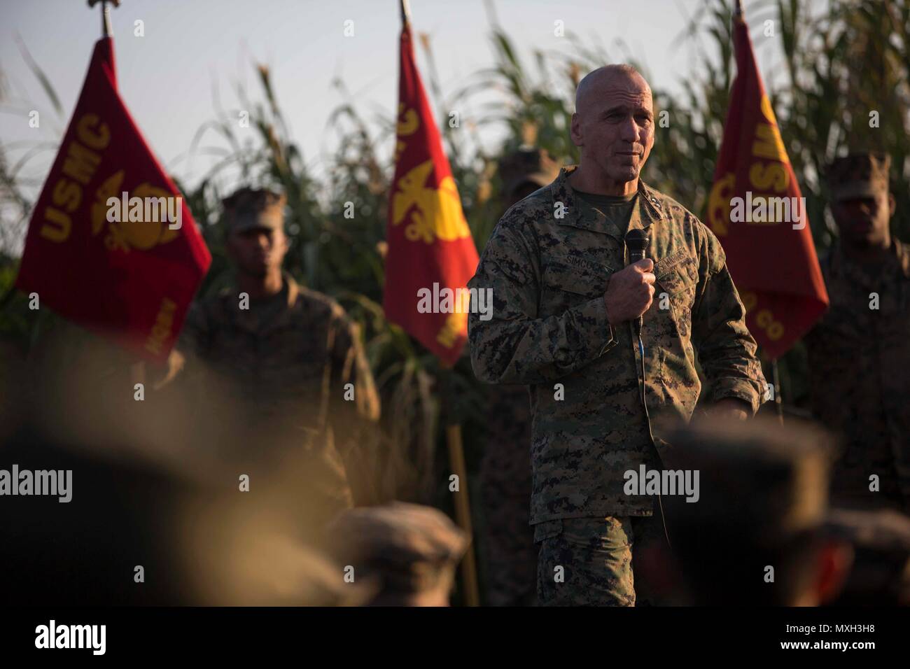 U.S. Marine Corps Maj. Gen. Richard L. Simcock II, commanding general ...