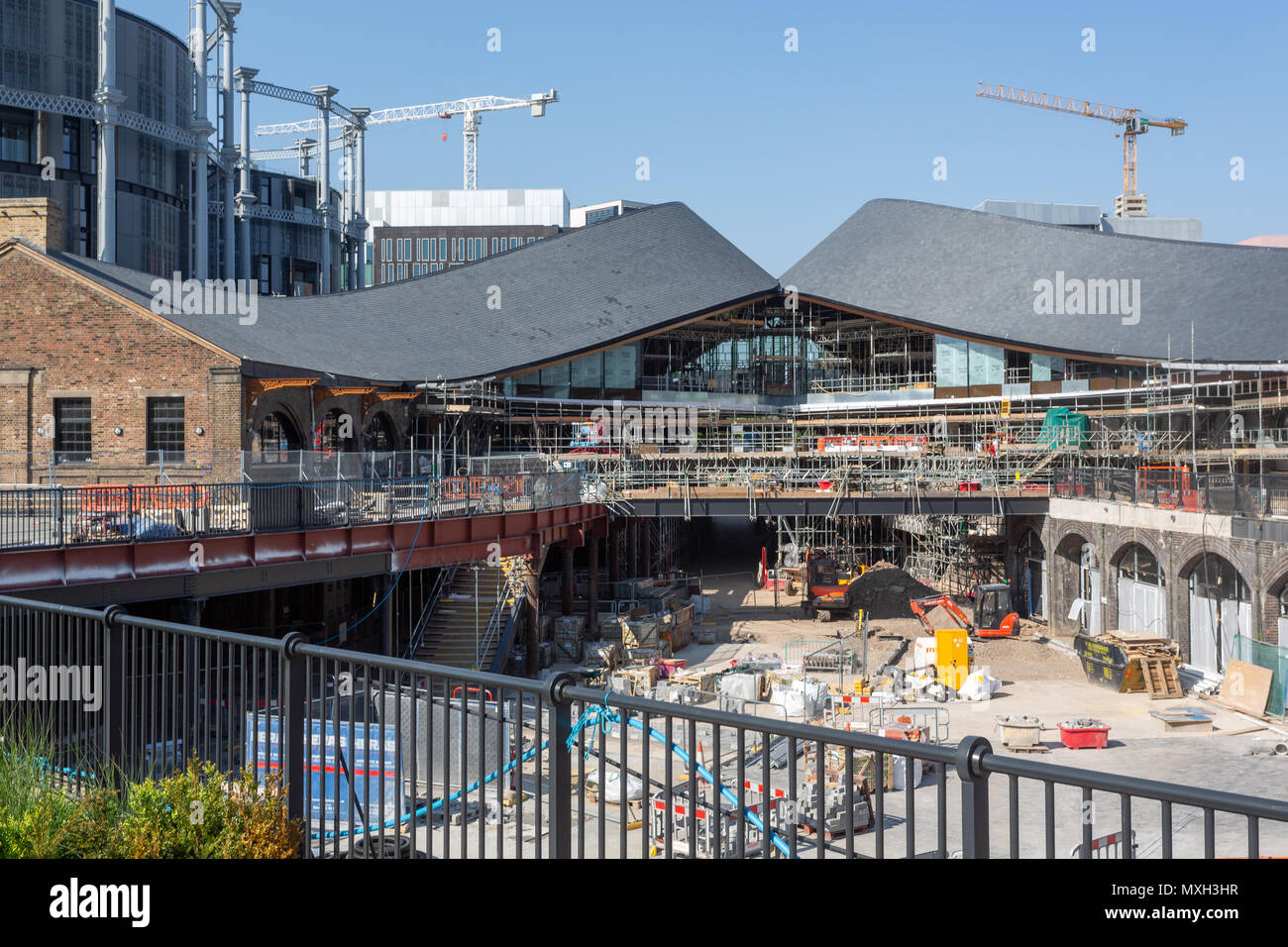 Coal Drops Yard under construction, King's Cross, London Stock Photo ...