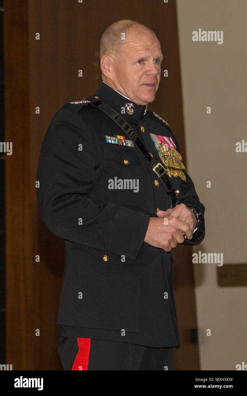Commandant of the Marine Corps Gen. Robert B. Neller speaks during the ...