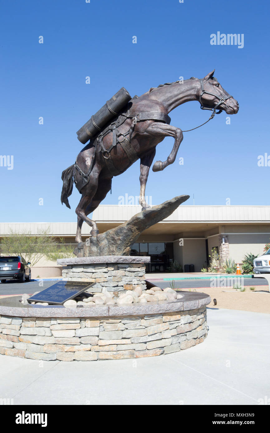 War horse Staff Sgt. Reckless monument at Pacific Views event center on ...