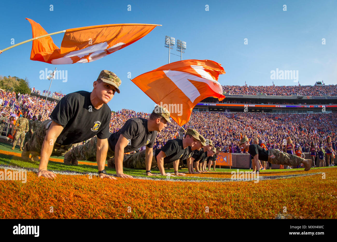 Clemson military appreciation hi-res stock photography and images - Alamy