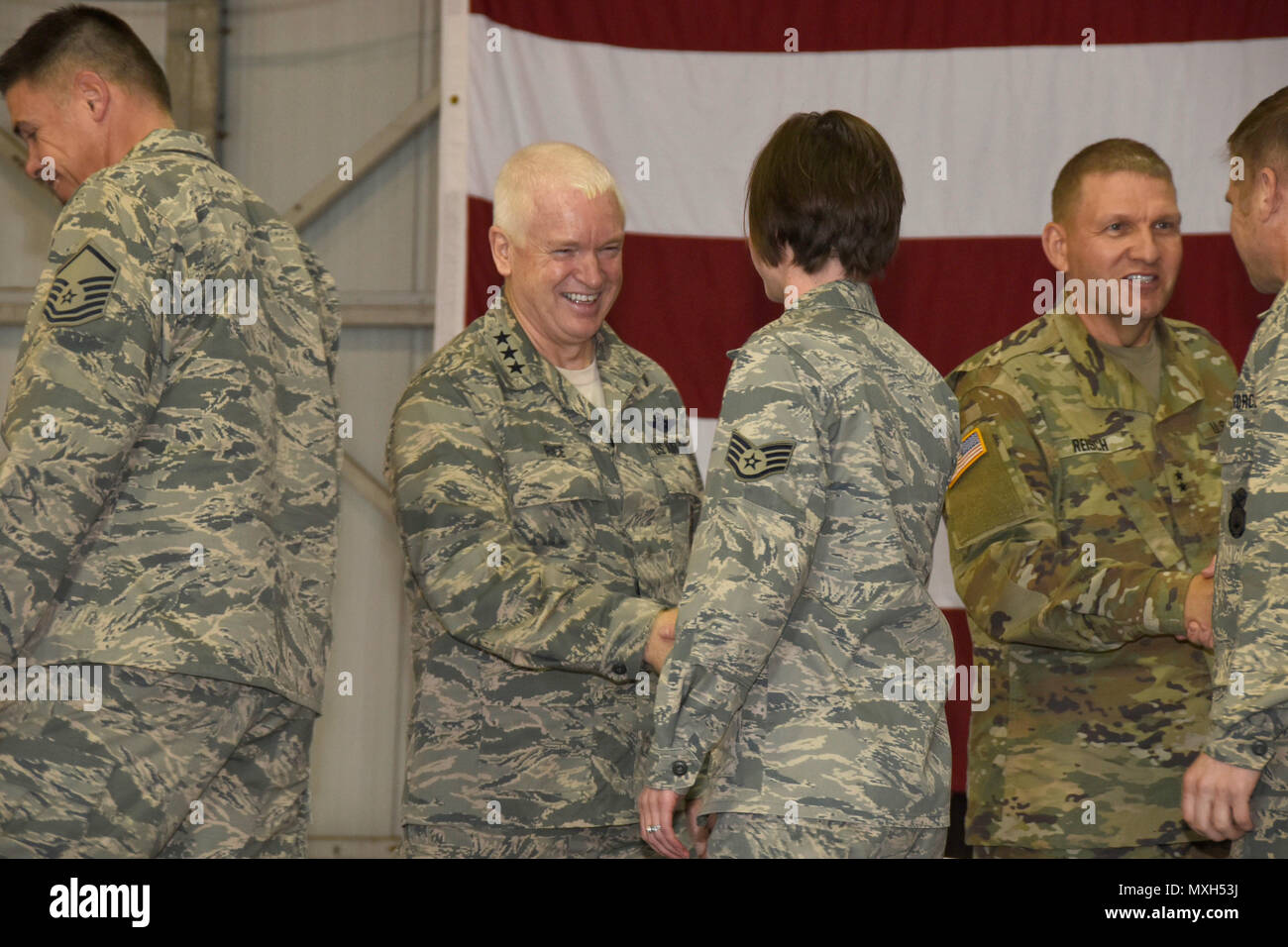 Lt. Gen. L. Scott Rice, Air National Guard director, and Maj. Gen ...