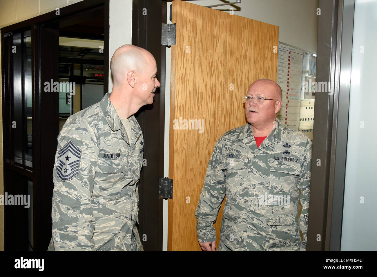 Chief Master Sgt. Ronald C. Anderson, Air National Guard command chief ...