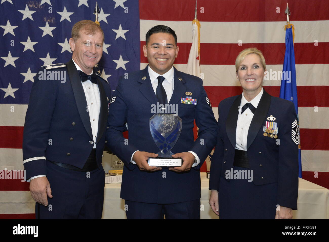 U.S. Air Force Col. Reed Drake, 144th Fighter Wing Commander and Chief ...
