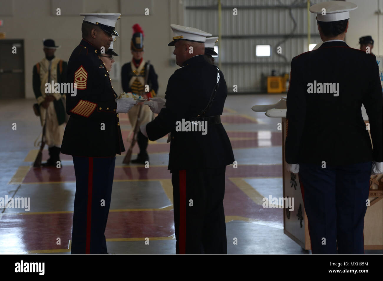U.S. Marine Corps Brig. Gen. Austin E. Renforth, the commanding general ...