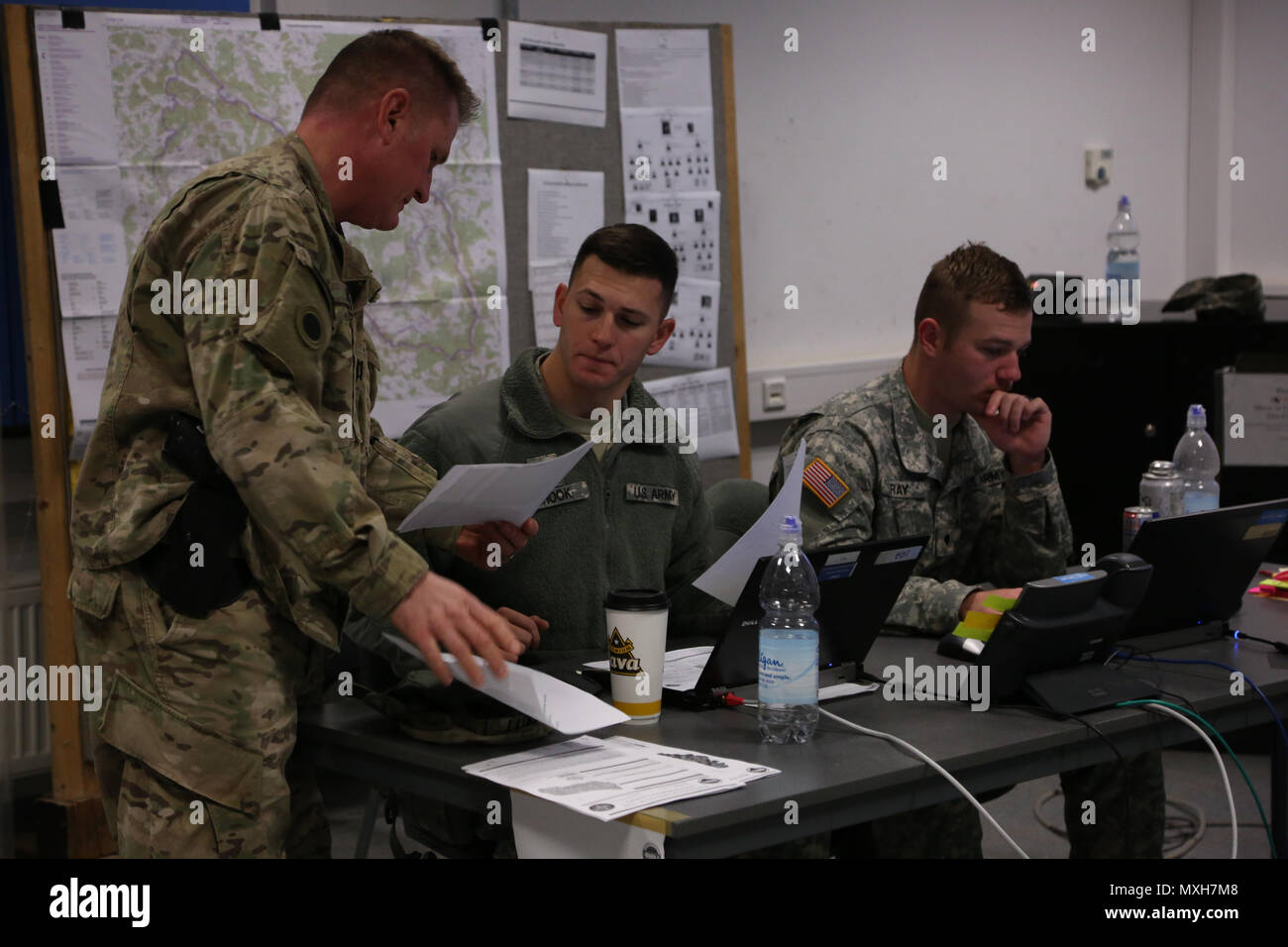 U.S. Soldiers of the 37th Infantry Brigade Combat Team, 37th Infantry ...
