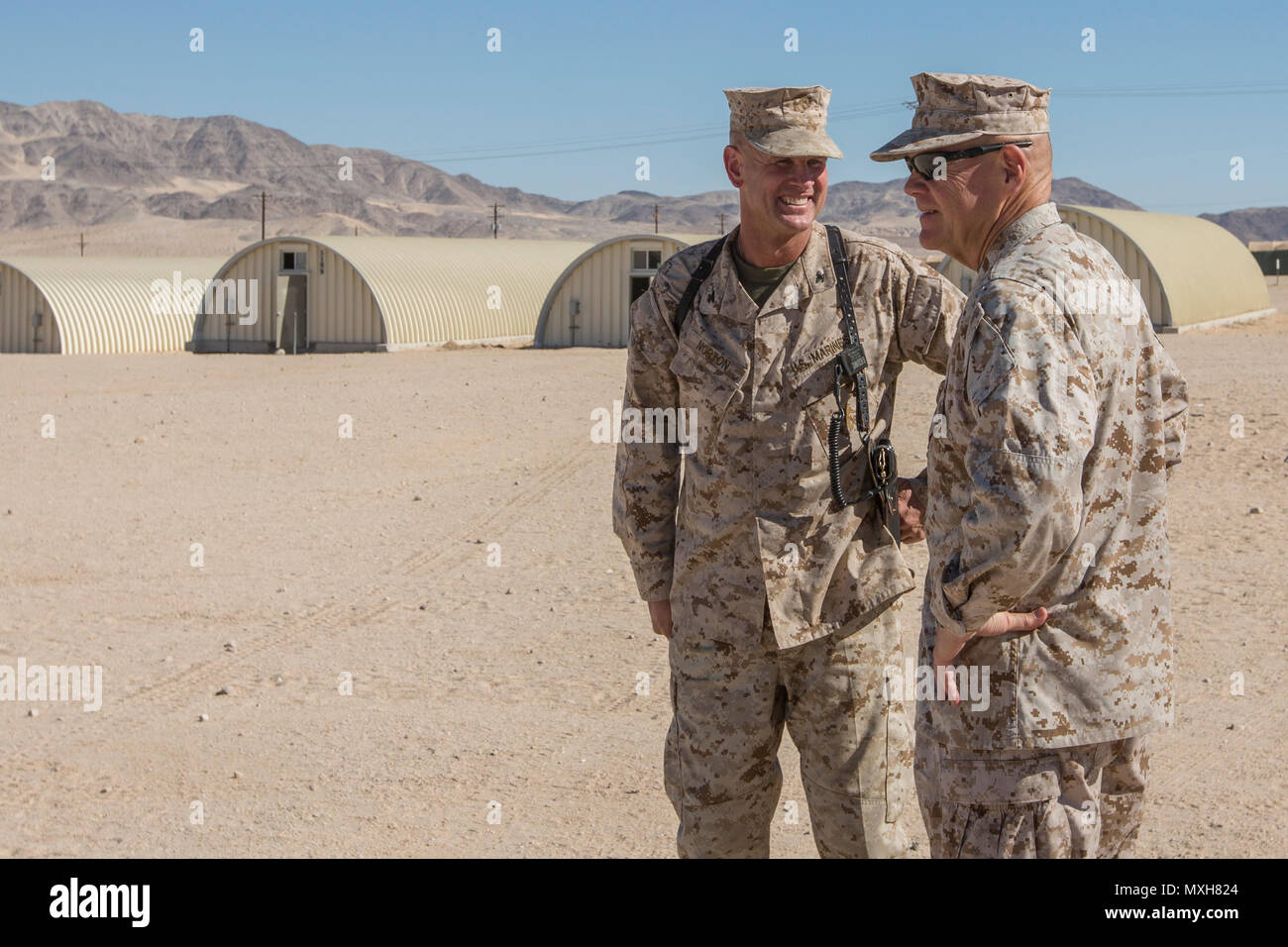 Commandant of the Marine Corps Gen. Robert B. Neller, right, speaks ...