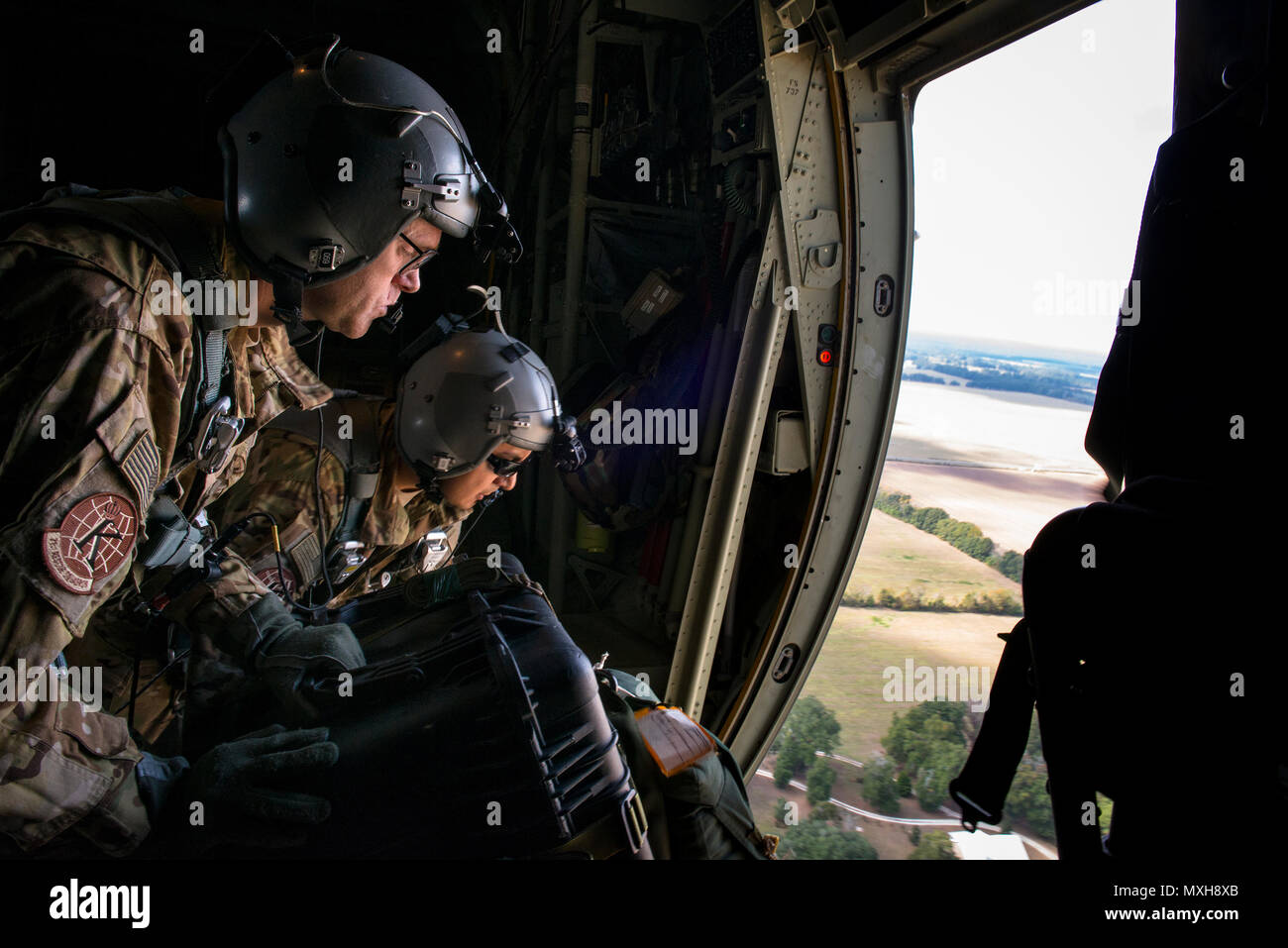 Master Sgt. Brian Mcafee, left, and Staff Sgt. Edgar Elizalde, 71st ...