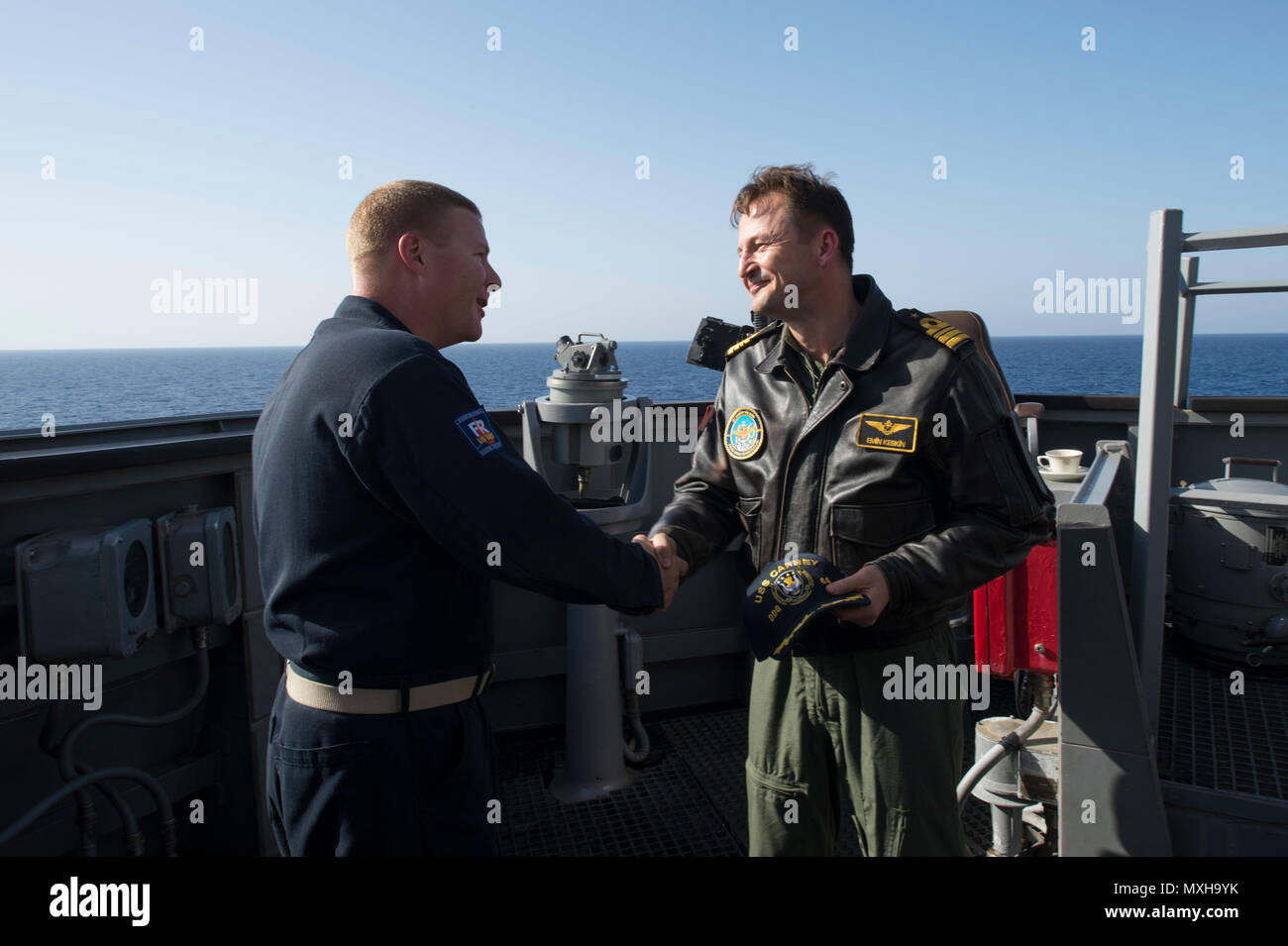161108-N-ZE250-146 MEDITERRANEAN SEA (Nov. 8, 2016) - Cmdr. Peter ...