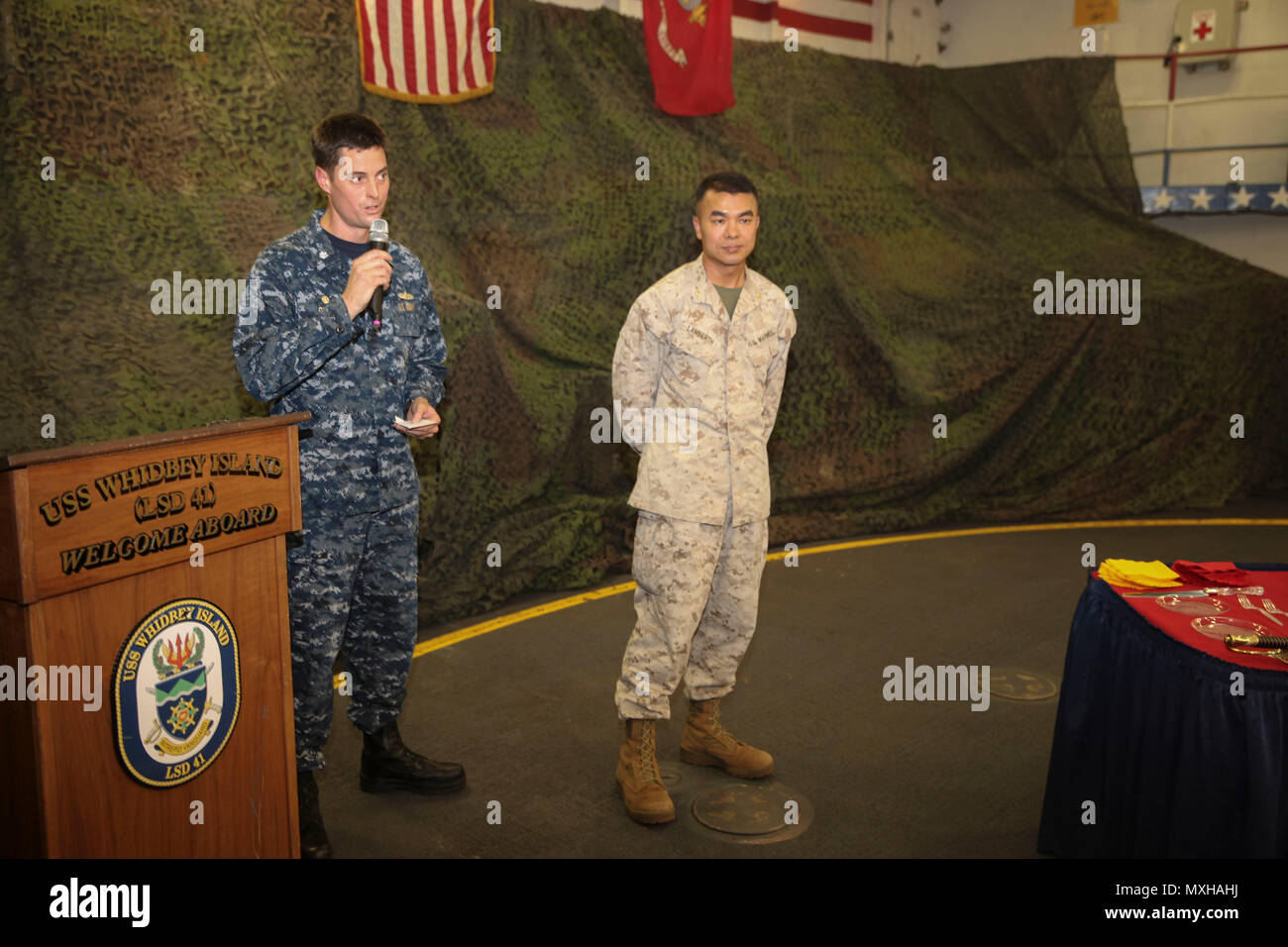 161110-M-LZ389-006 GULF OF ADEN (Nov. 10, 2016) Navy Cmdr. Ethan Rule ...