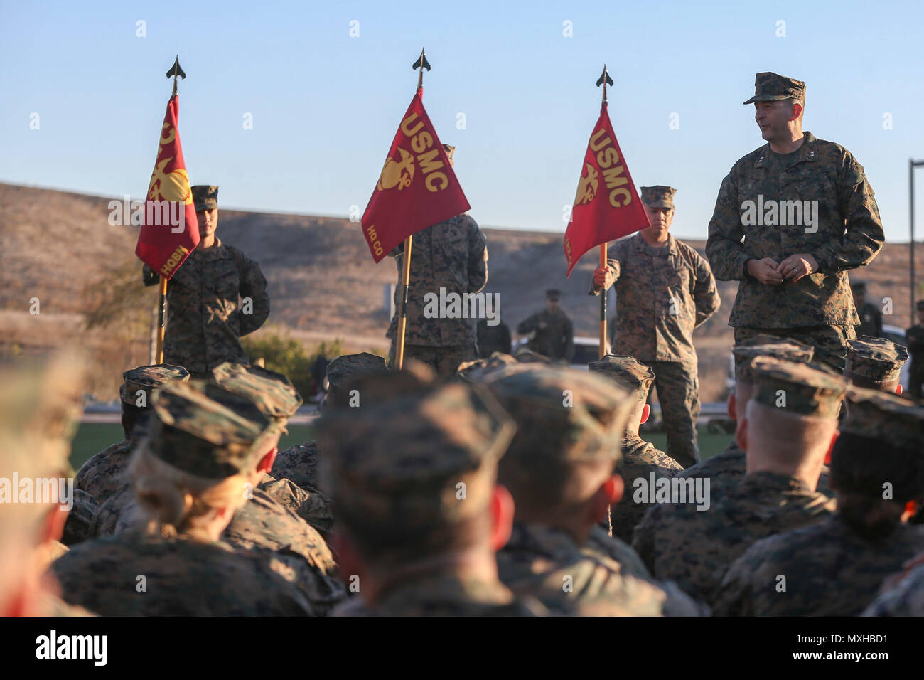 Major General Daniel O’Donohue, the 1st Marine Division commanding ...