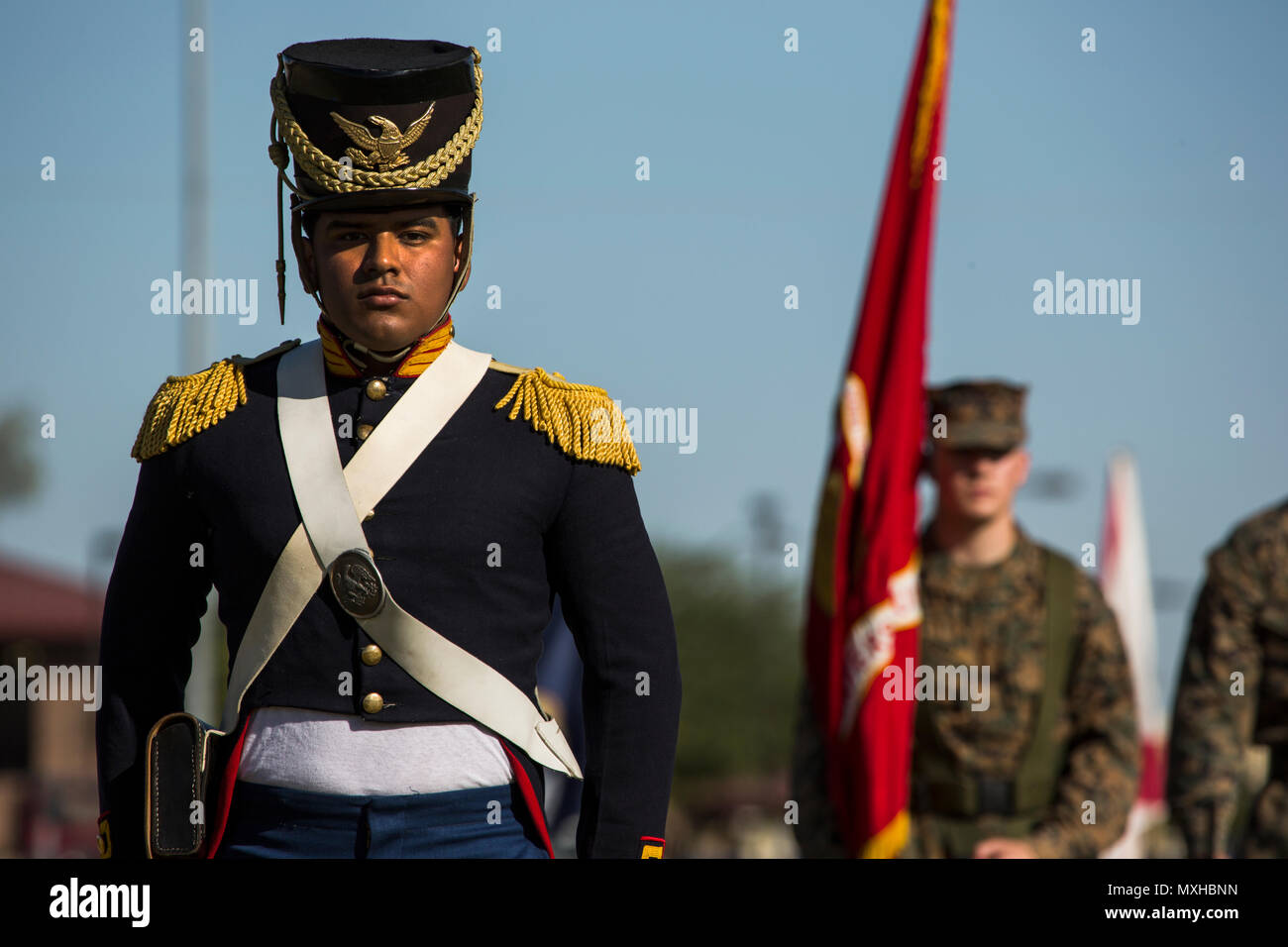 U.S. Marine Corps Lance Cpl George Melendez with Headquarters and ...