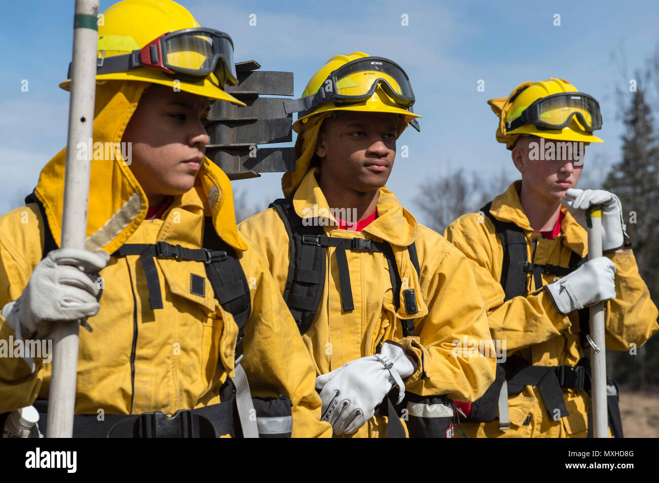 Fire protection specialists, assigned to the 673d Civil Engineer ...