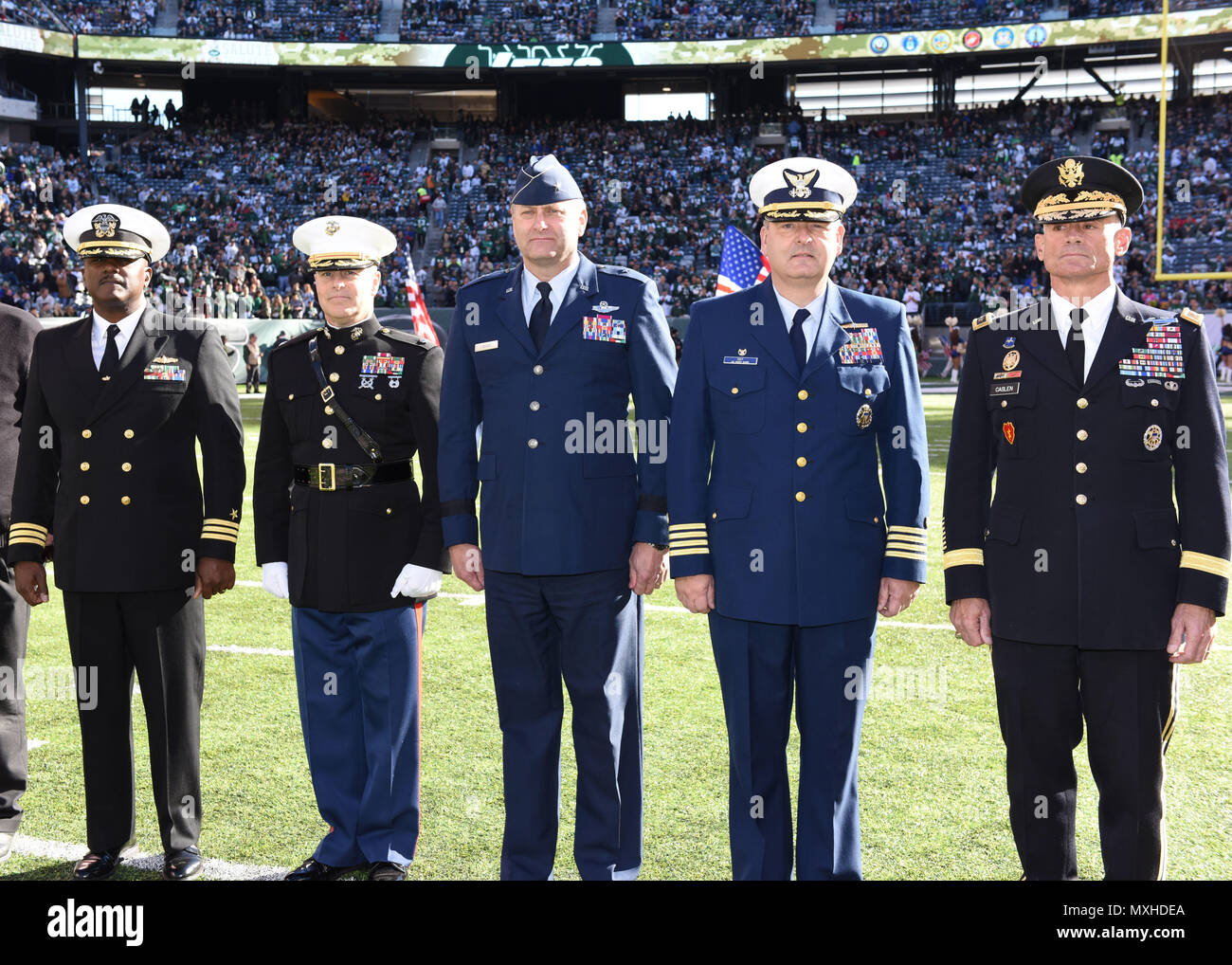 NEW YORK – Navy Cmdr. Auntowhan Andrews, Marine Lt. Col. Paul Wolfrom ...