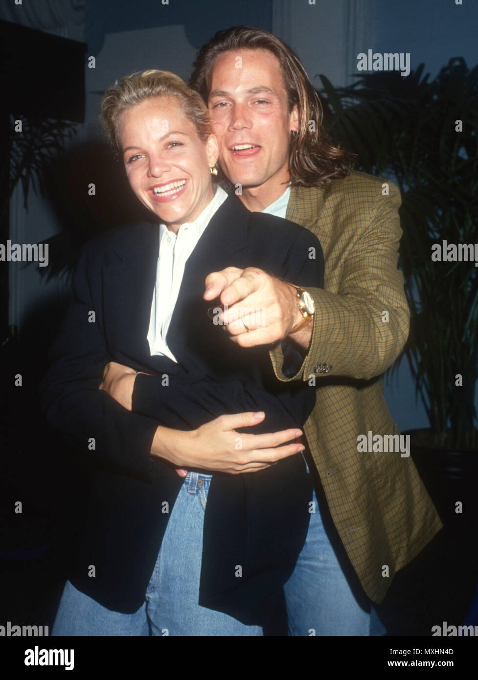 HOLLYWOOD, CA - AUGUST 7: (L-R) Actress Carrington Garland and musician ...