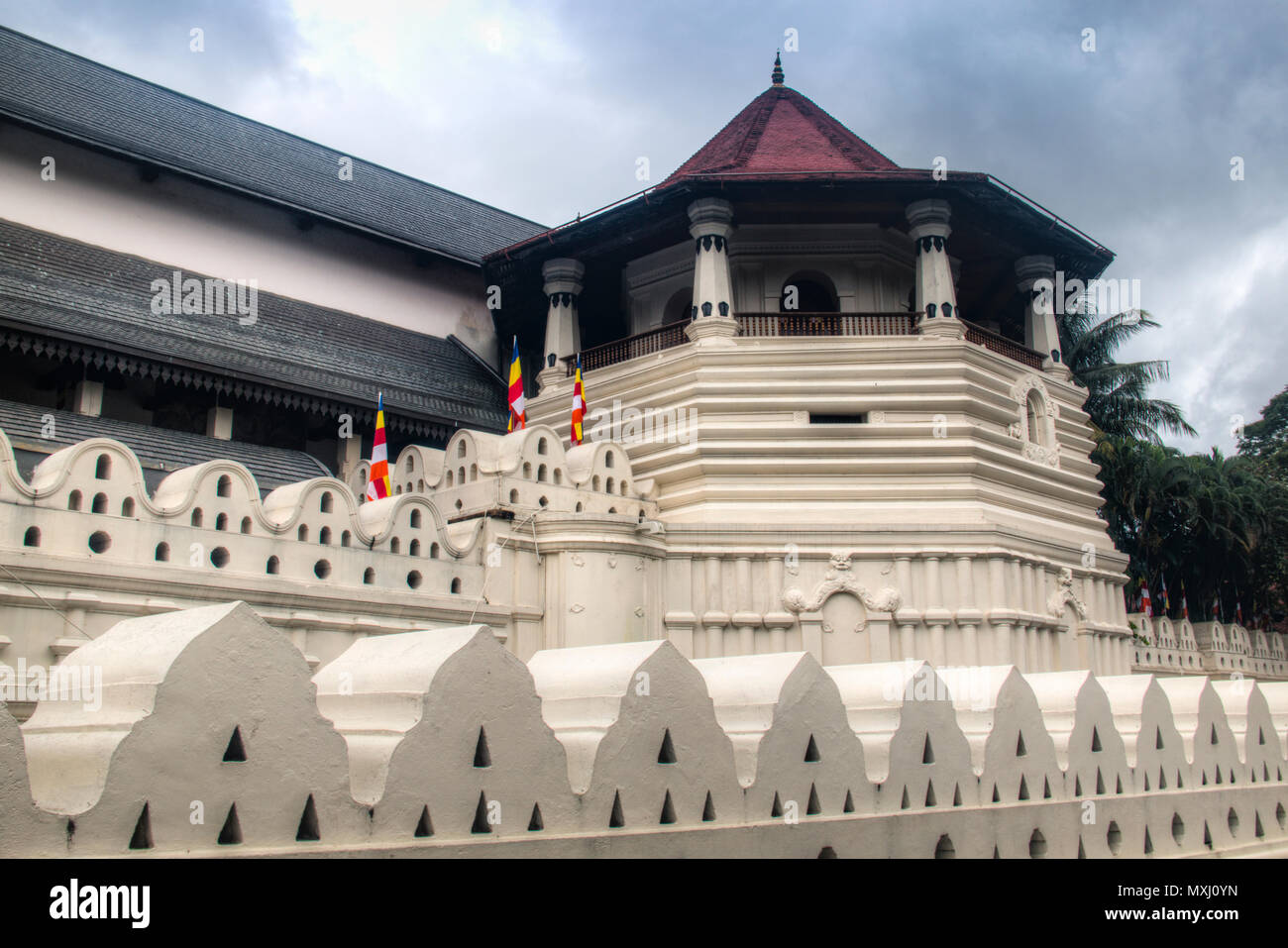 The Royal Palace complex in Kandy in Sri Lanka which also contains the ...