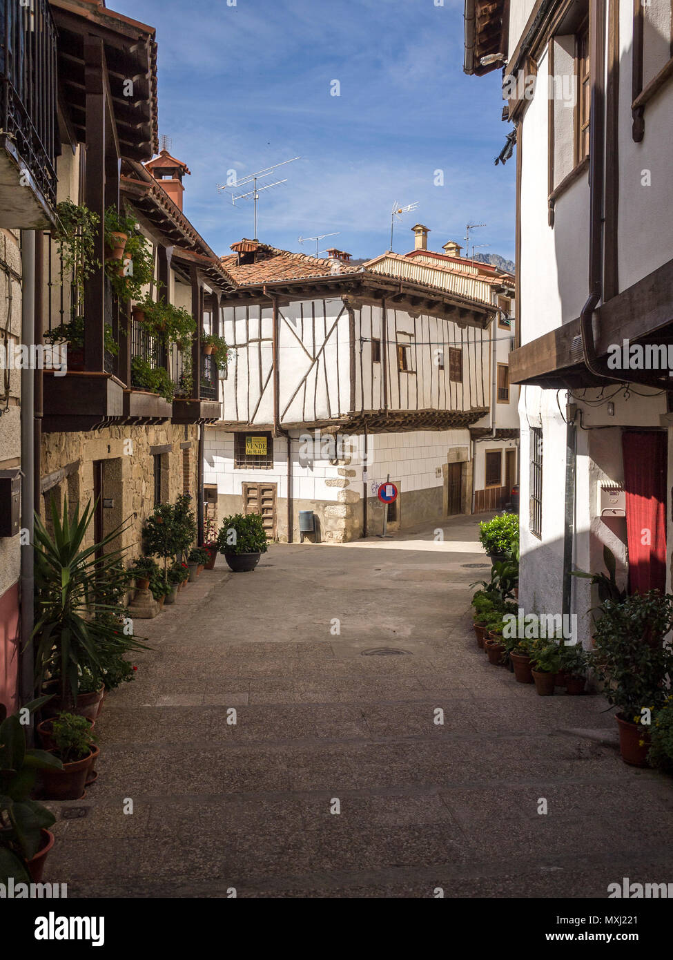 Arquitectura popular. Pueblo de Candeleda. Valle del Tiétar. Provincia ...