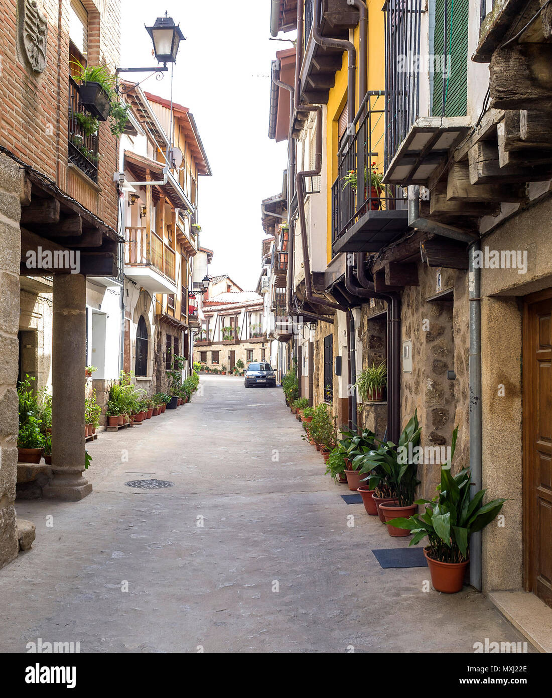 Arquitectura popular. Pueblo de Candeleda. Valle del Tiétar. Provincia ...