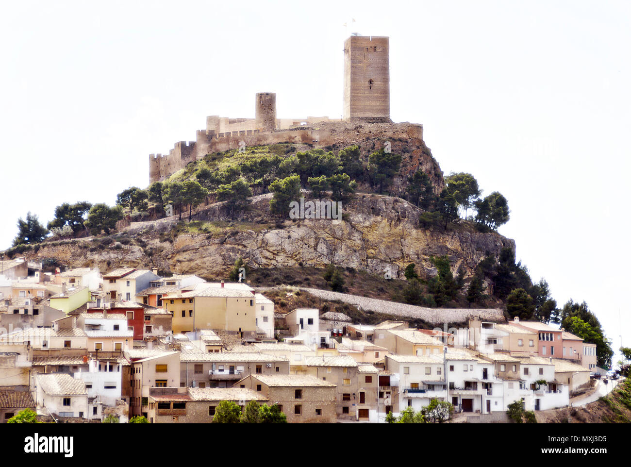 Castillo de Biar. Alicante.España Stock Photo - Alamy