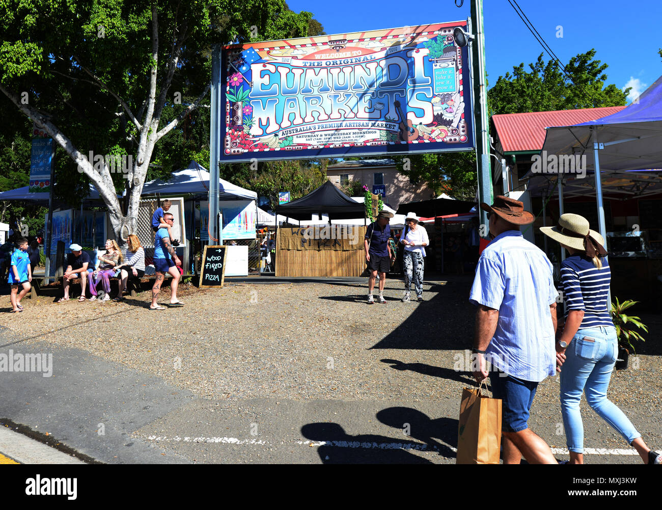 The vibrant Eumundi market in Queensland, Australia Stock Photo - Alamy