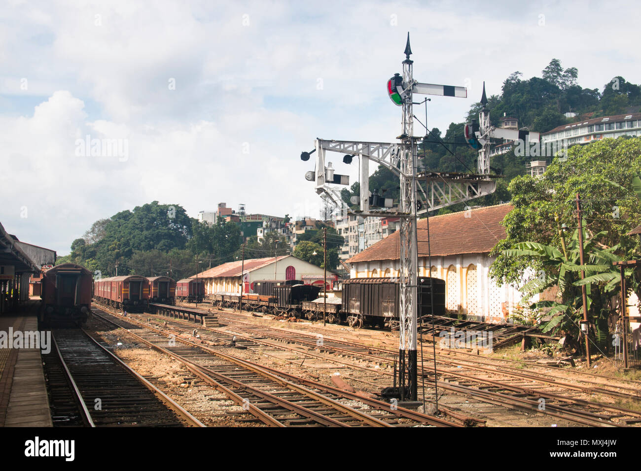 The train station in Kandy in Sri Lanka where the most scenic train ...