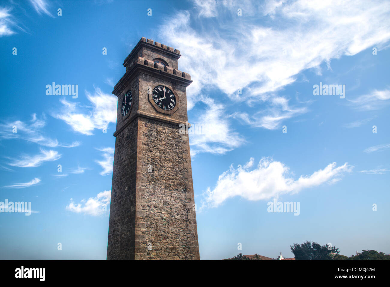 Clock tower dutch fort old town hi-res stock photography and images - Alamy