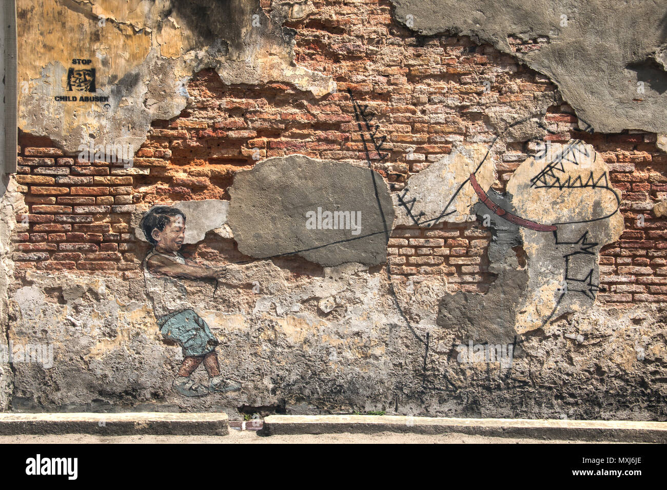 GEORGETOWN, SRI LANKA - DECEMBER 2017: Street art and graffiti in the ...