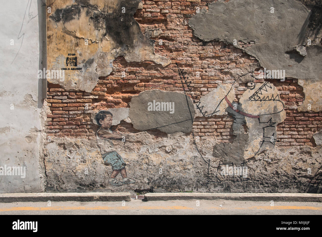 GEORGETOWN, SRI LANKA - DECEMBER 2017: Street art and graffiti in the ...