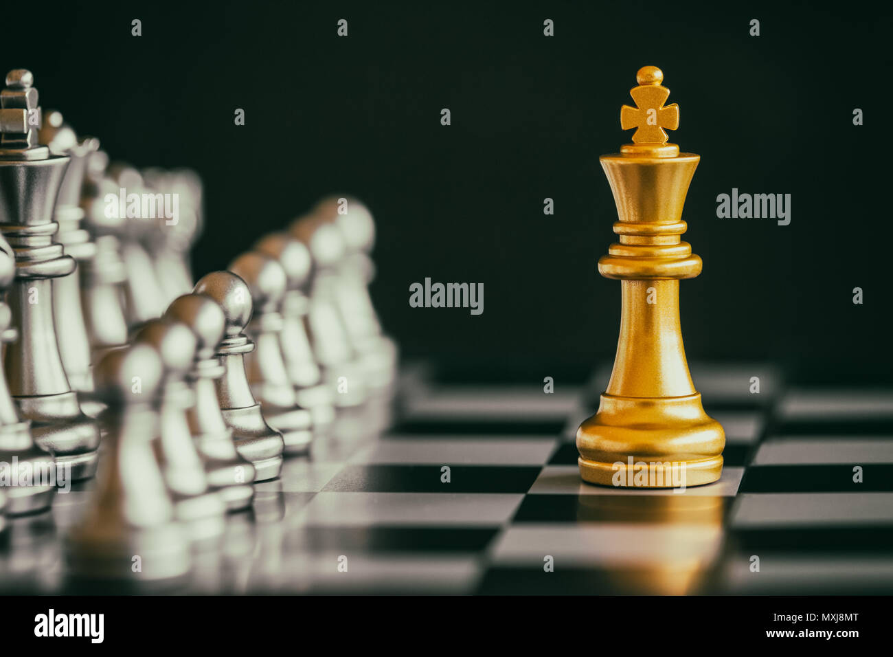 Strategy chess battle Intelligence challenge game on chessboard ...