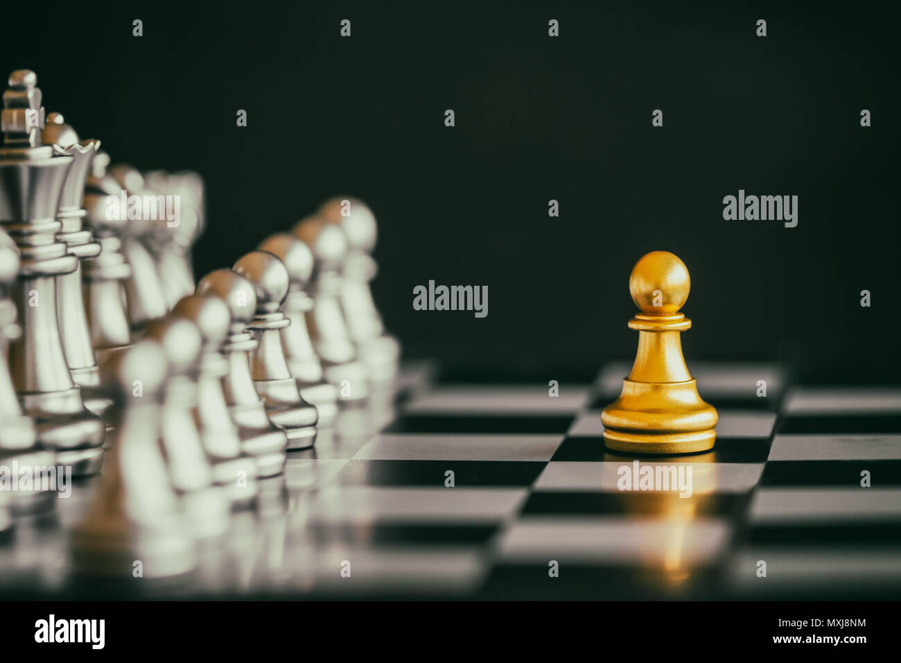 Strategy chess battle Intelligence challenge game on chessboard ...