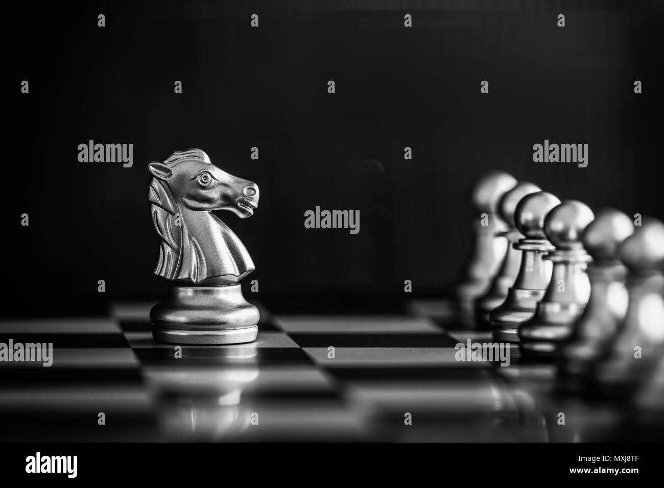 Strategy chess battle Intelligence challenge game on chessboard ...