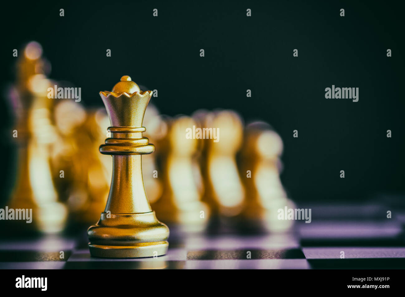 Strategy chess battle Intelligence challenge game on chessboard ...