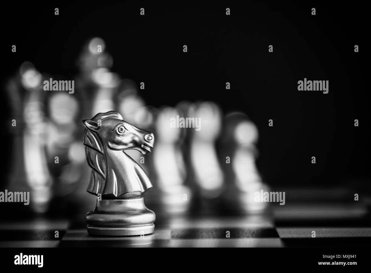 Strategy chess battle Intelligence challenge game on chessboard ...