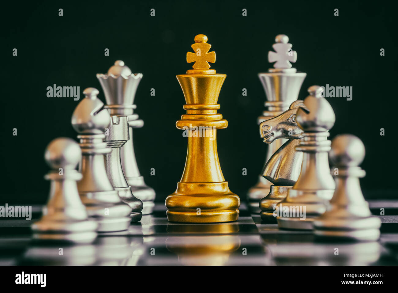 Strategy chess battle Intelligence challenge game on chessboard ...