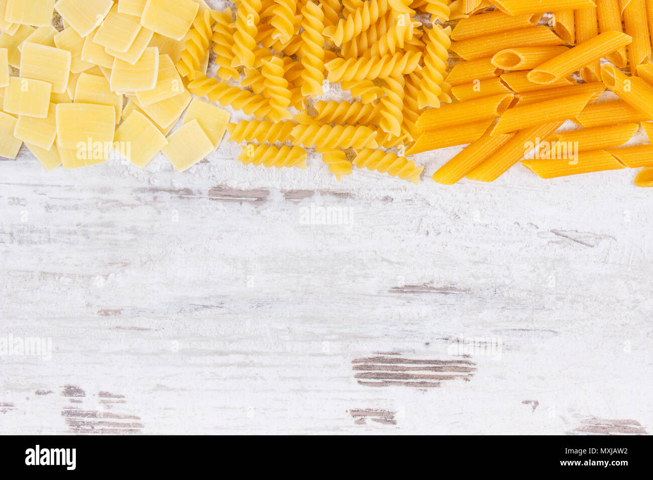 Various mix pasta as source carbohydrates, minerals and dietary fiber ...